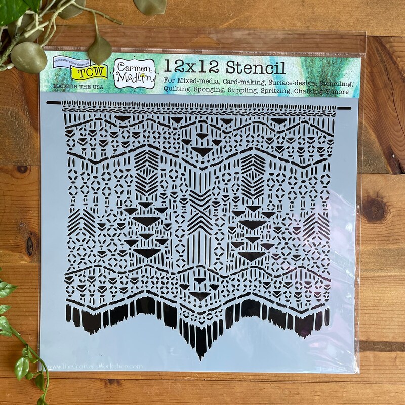 12 X 12 Stencil - Etsy