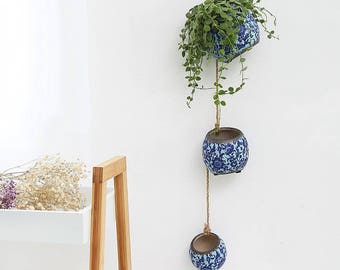 Ceramic hanging planter | Etsy