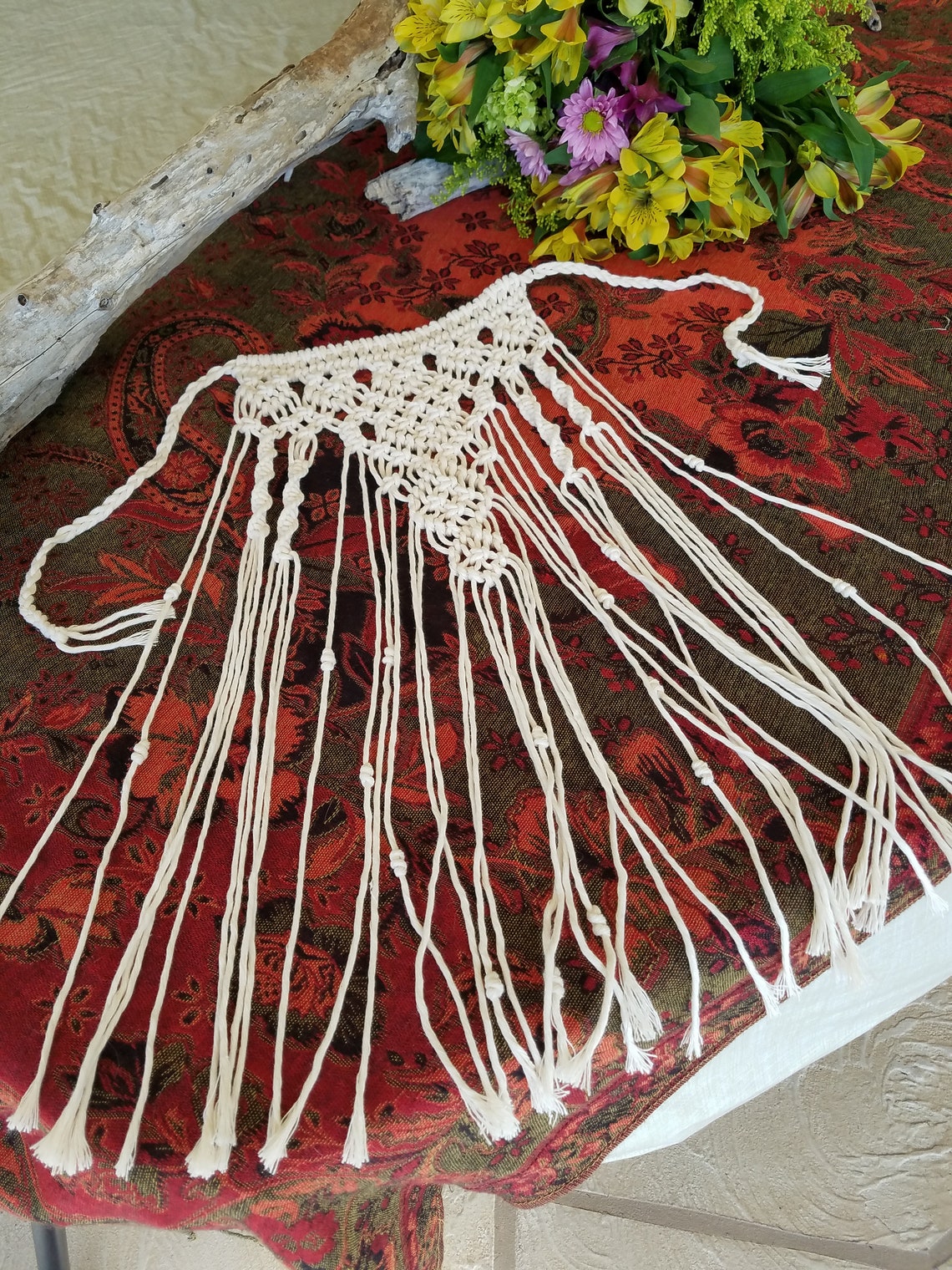 Macrame Bouquet Wrap "samantha" - Etsy