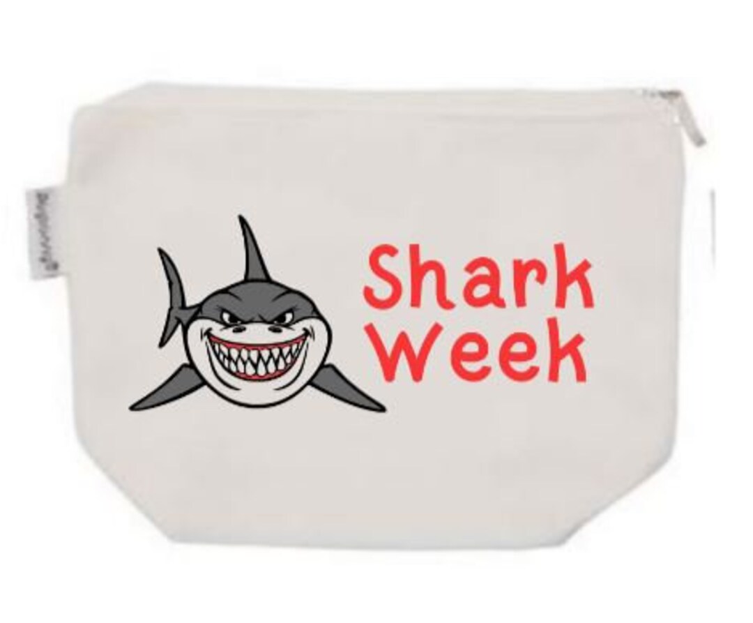 Shark Week Tampon Pouch With Free Gift Period Bag - Etsy