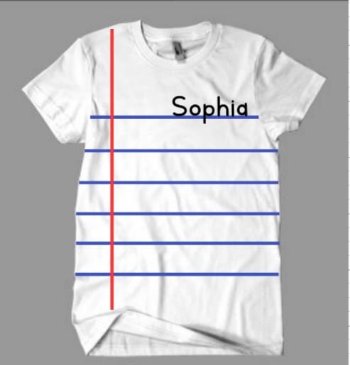 Notebook Paper Shirt - Etsy