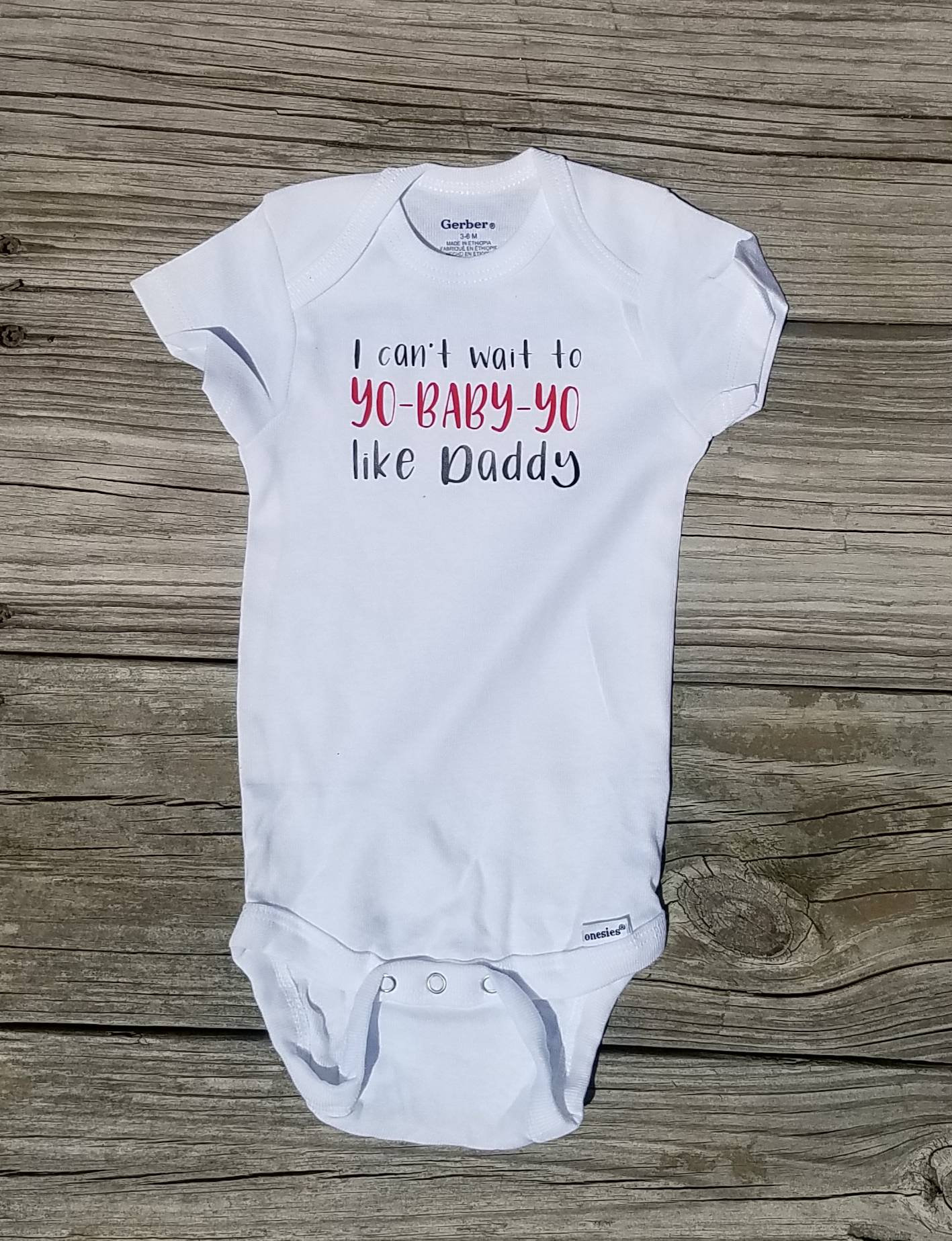 I Can't Wait Kappa Baby Body Suit | Etsy