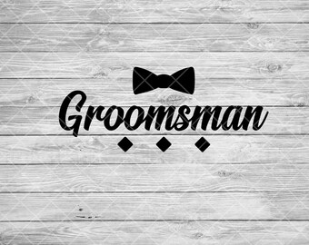 Groomsman svg | Etsy