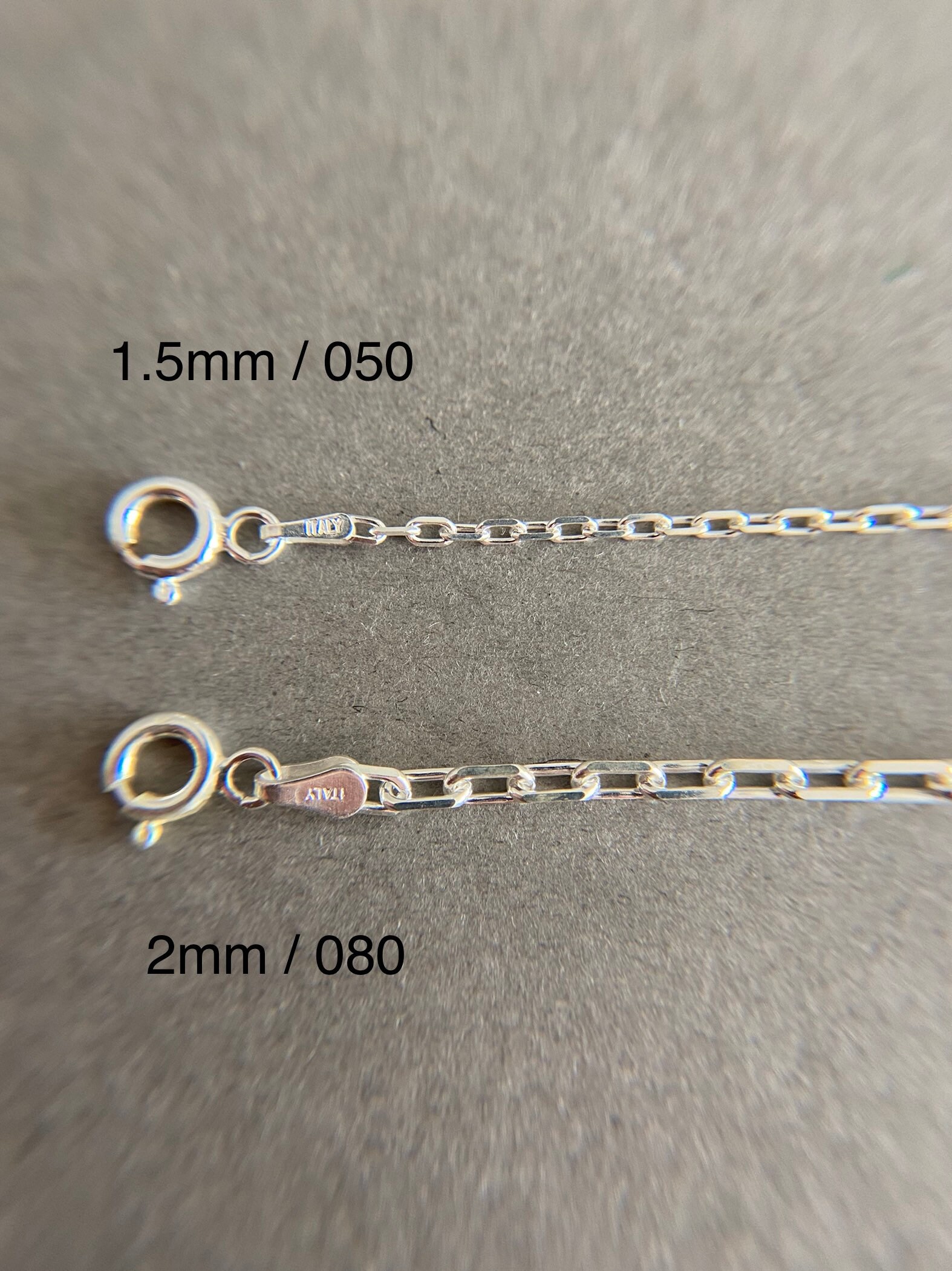 Sterling Silver anchor Chain Necklace Chain - Etsy