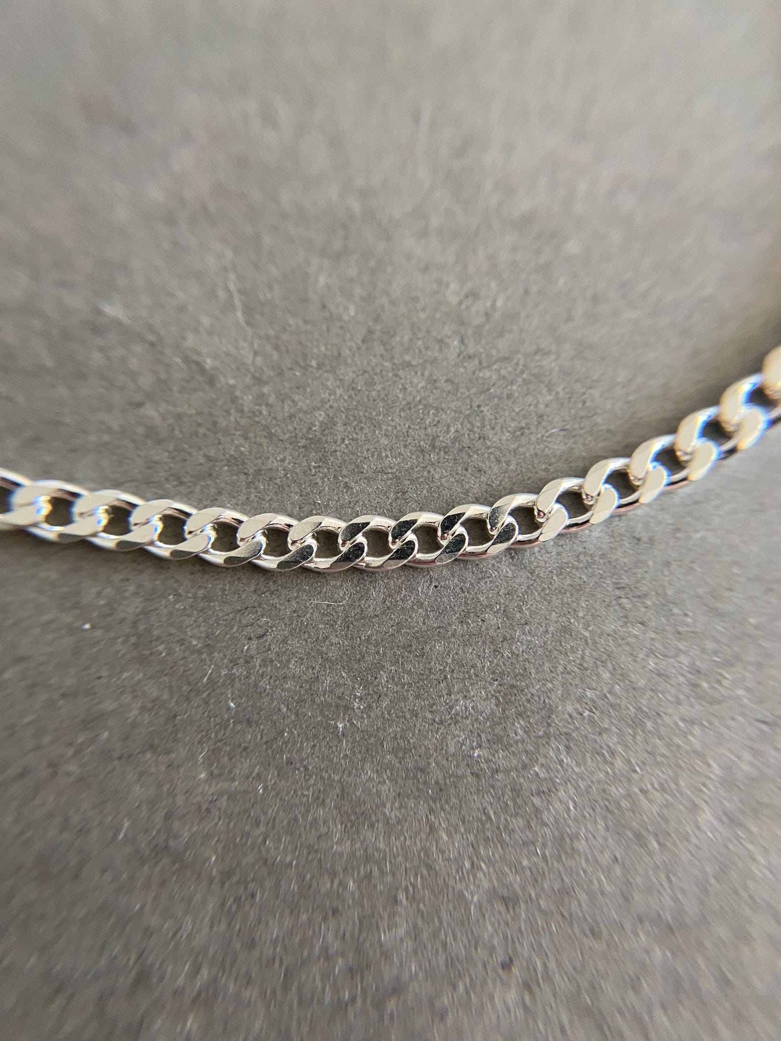 Sterling Silver "curb Chain" Necklace Chain - Etsy