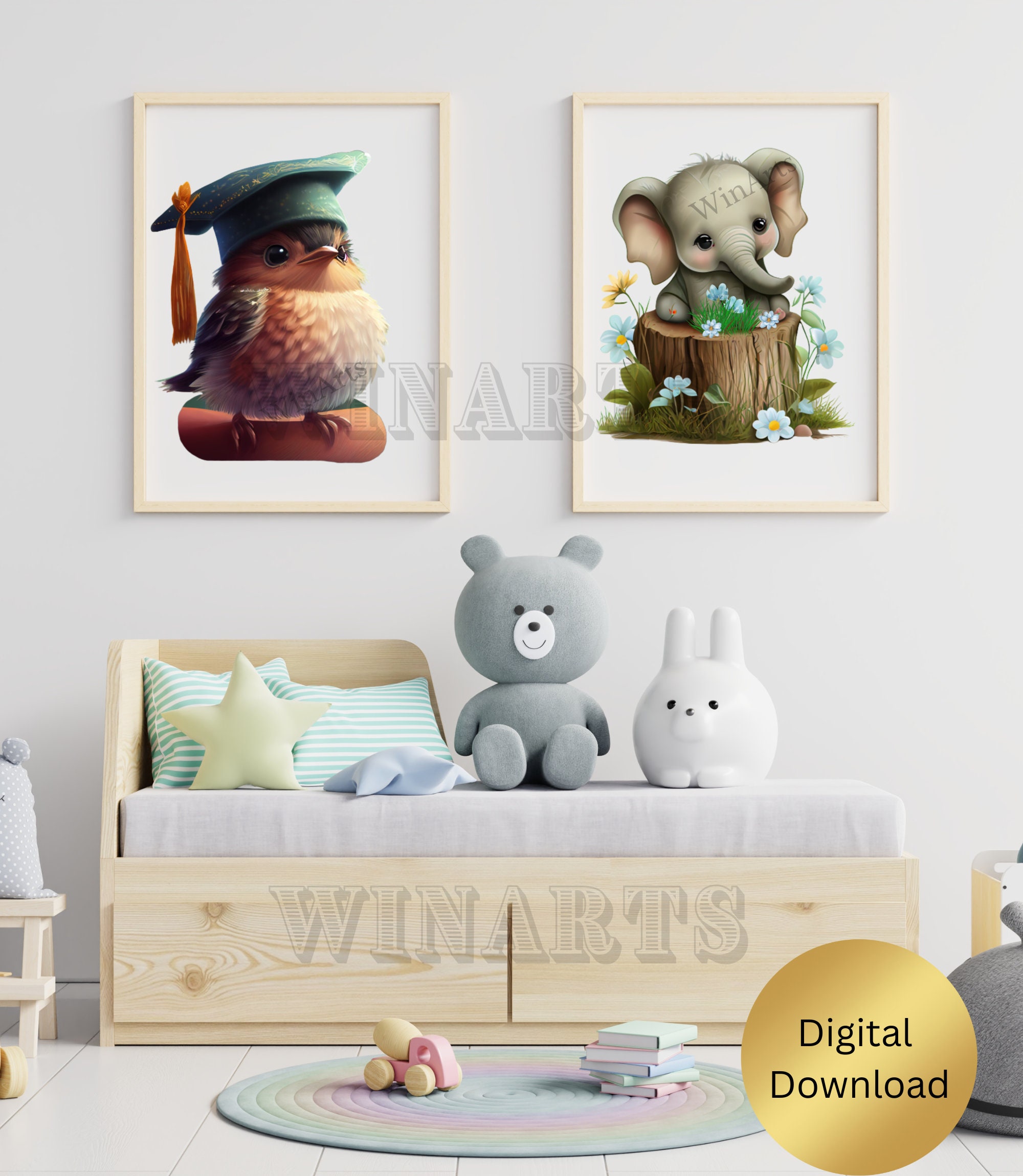 Cute Bird With Graduation Hat Clipart Transparent Background Printable ...