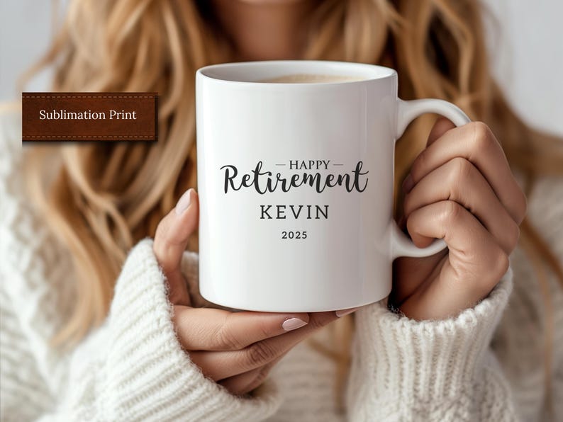 Personalized Retirement Coffee Mug Funny Retirement Mug Happy ...