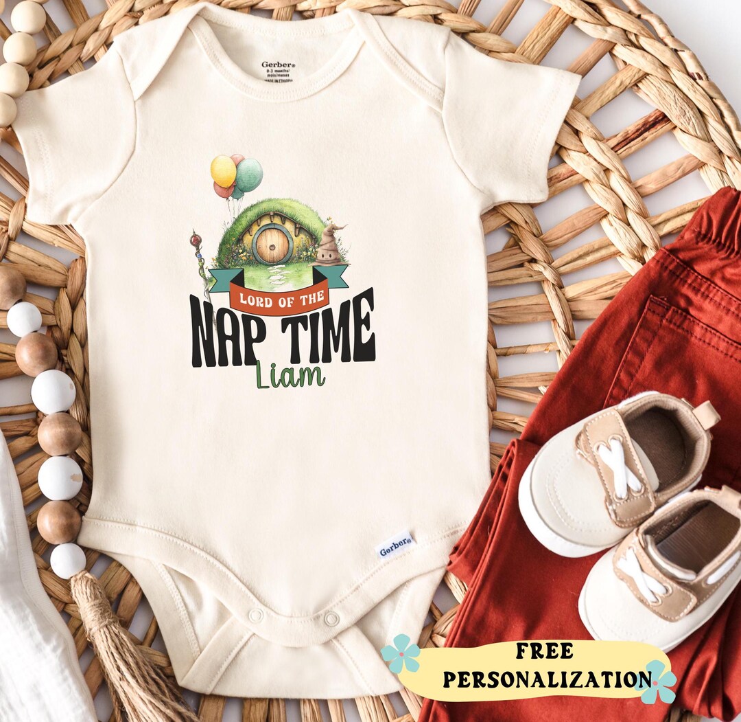 Personalized Lord of the Naptime Funny Onesie® Custom Name Baby Onesie ...