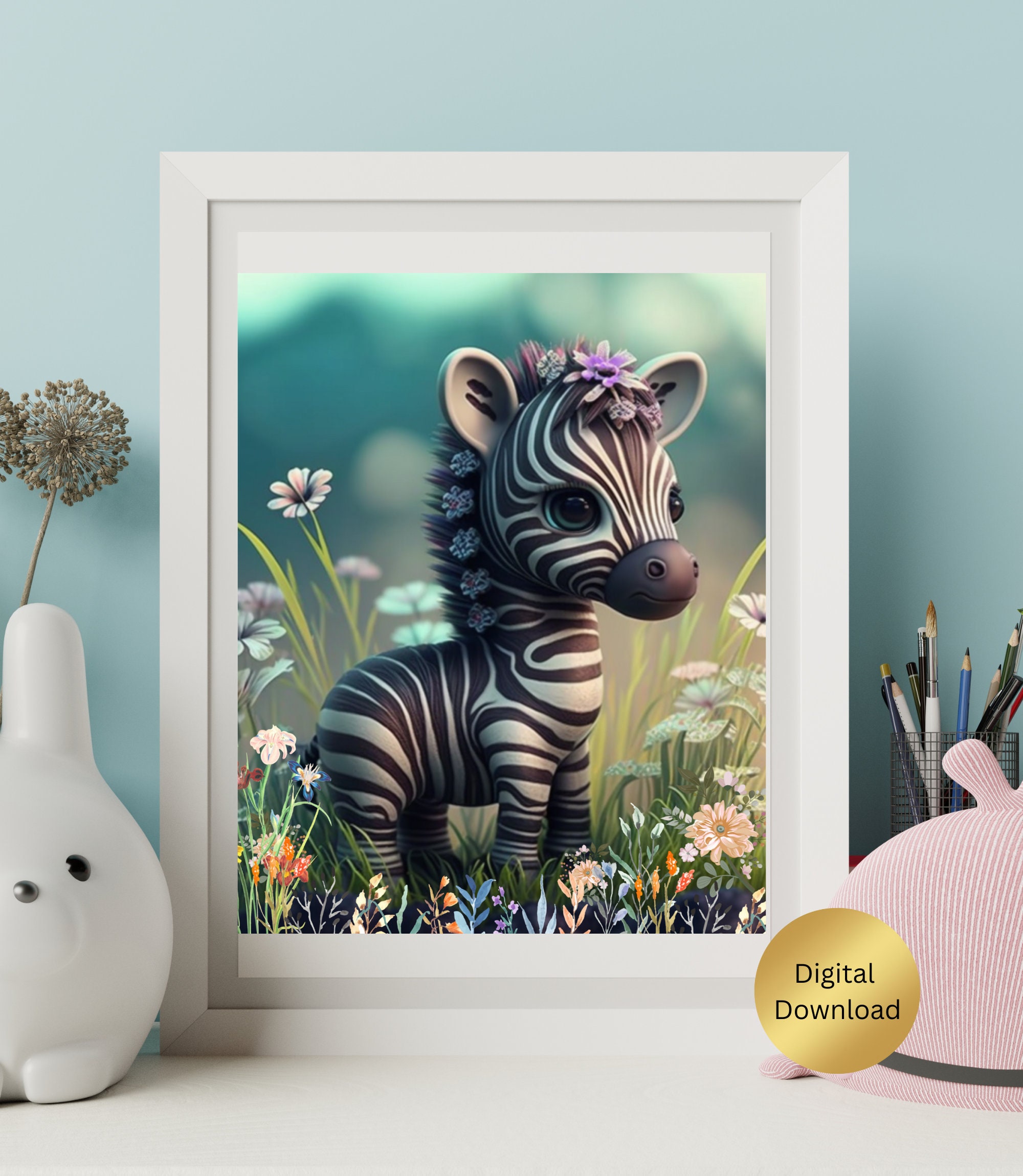 Cute Baby Zebra Hd