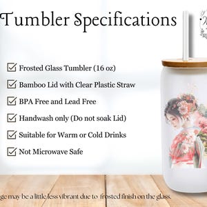 Personalized Japanese Cherry Blossom Iced Coffee Frosted Tumbler Sakura ...