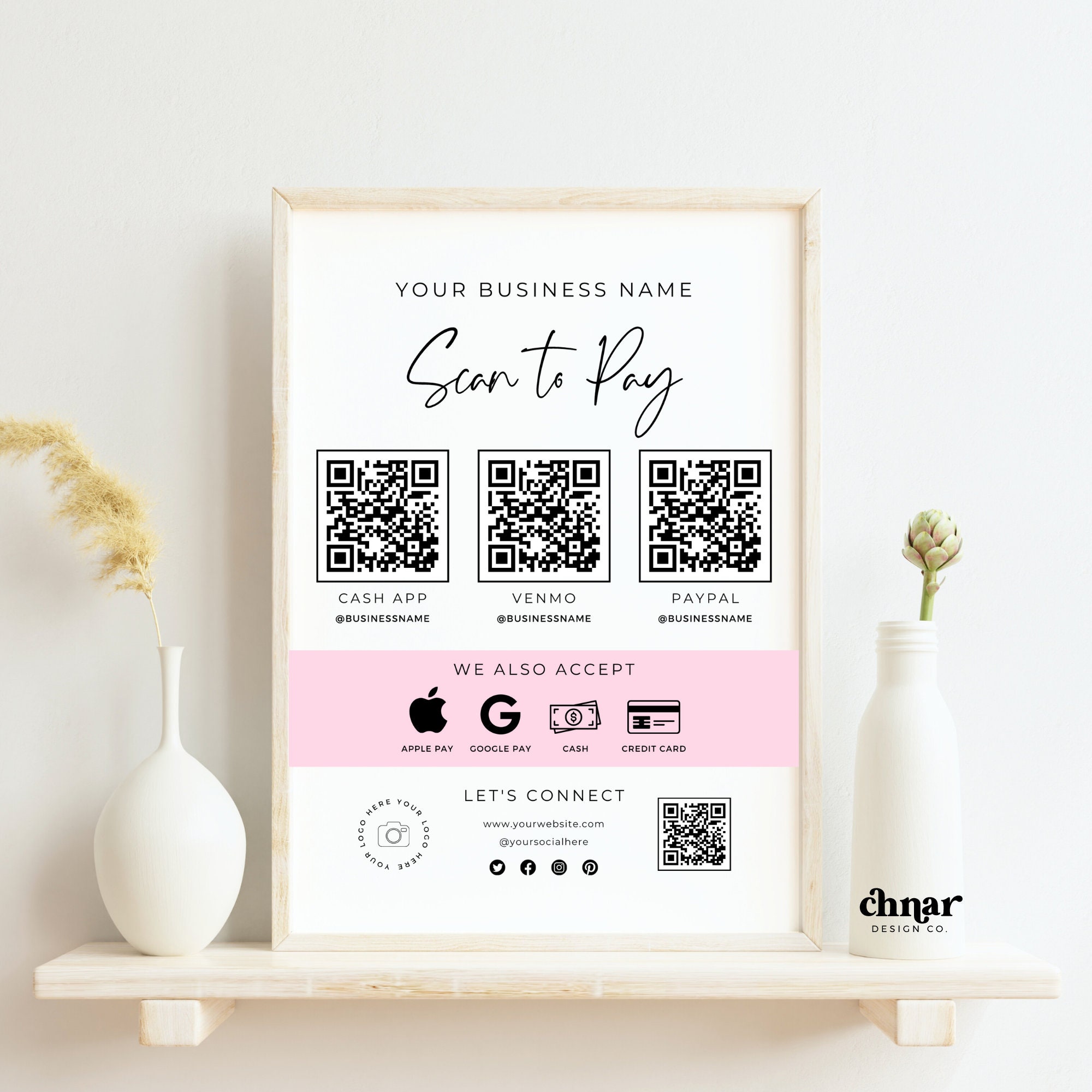 Scan to Pay and Lets Be Social, Scan to Pay Flyer, Qr Code Sign, Social ...