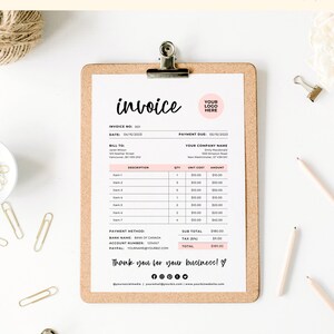 Simple Billing Invoice Template, Invoice Schedule Template, Invoice ...