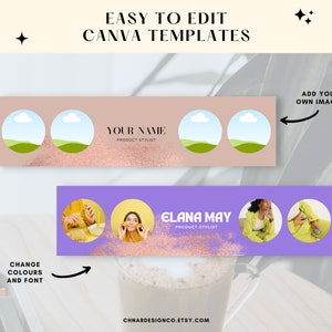 Linkedin Banner Canva - Template Bundle, Editable Banner, Professional ...