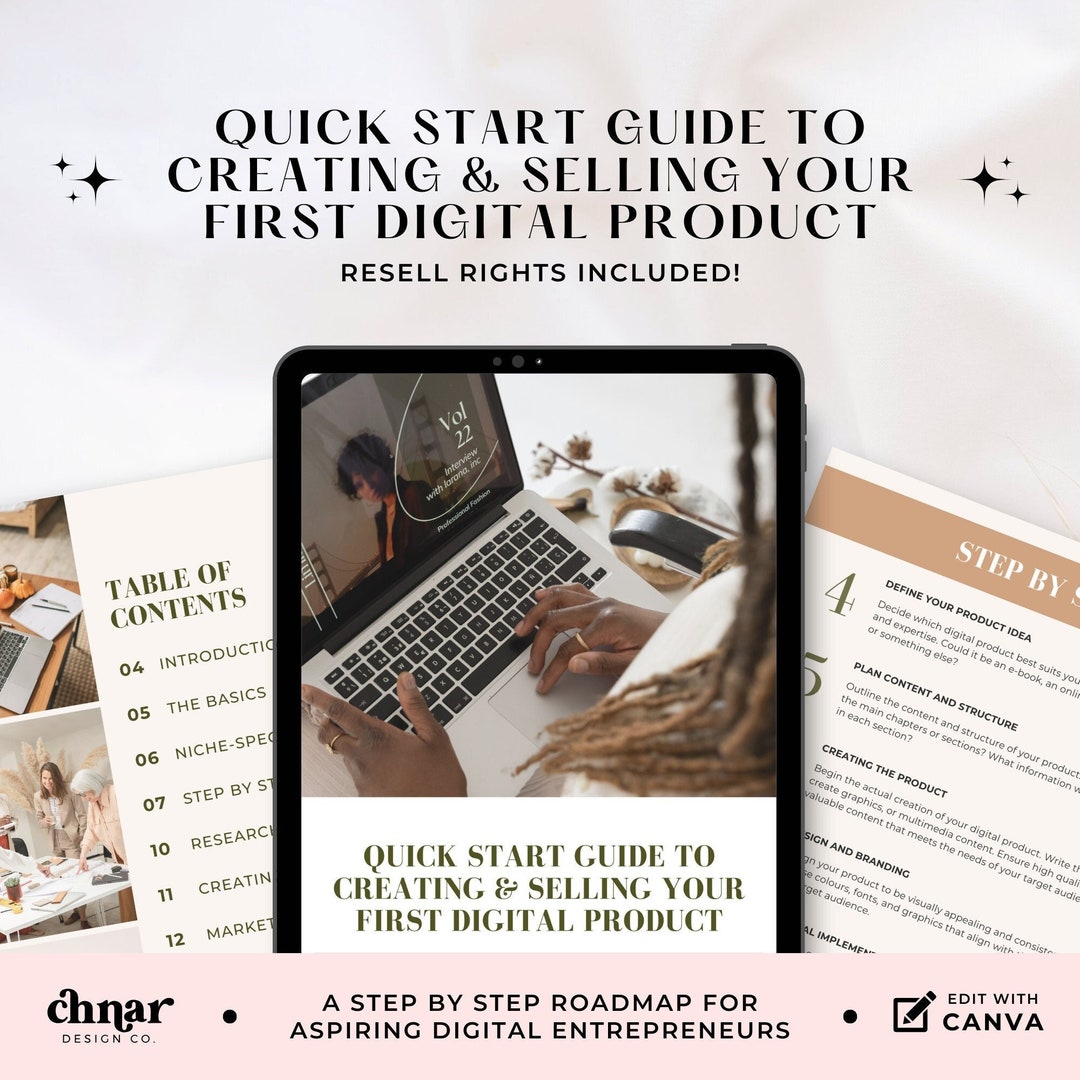 Quick Start to Creating and Selling Your First Digital Product, Master Resell Rights Lead Magnet ...