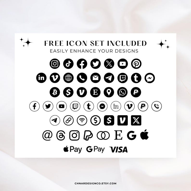 Scan to Connect With Us Editable QR Code, Printable Lets Get Social ...
