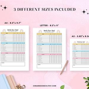 Editable Cleaning Schedule Template, Family Chore Chart, Editable PDF ...