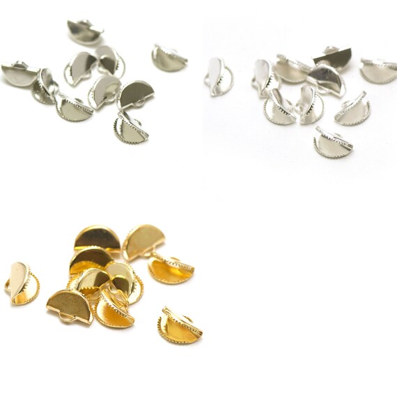 20 small tips claw type half-moon ribbon 13x9 mm 3 colors | Etsy