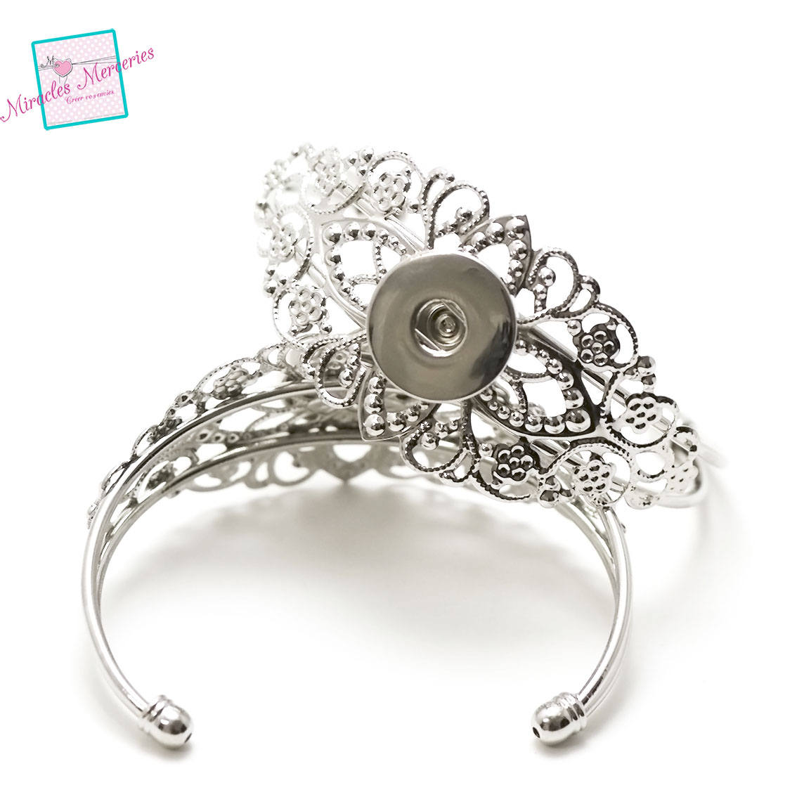 1 Bracelet/bangle Holder Chunk hole 6mm Light Silver - Etsy