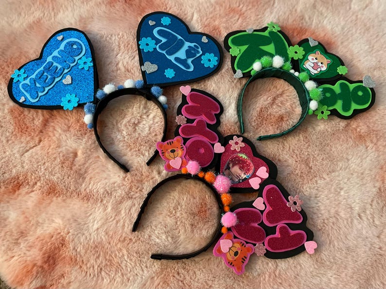 Customized Bias Headband for Concerts - Etsy