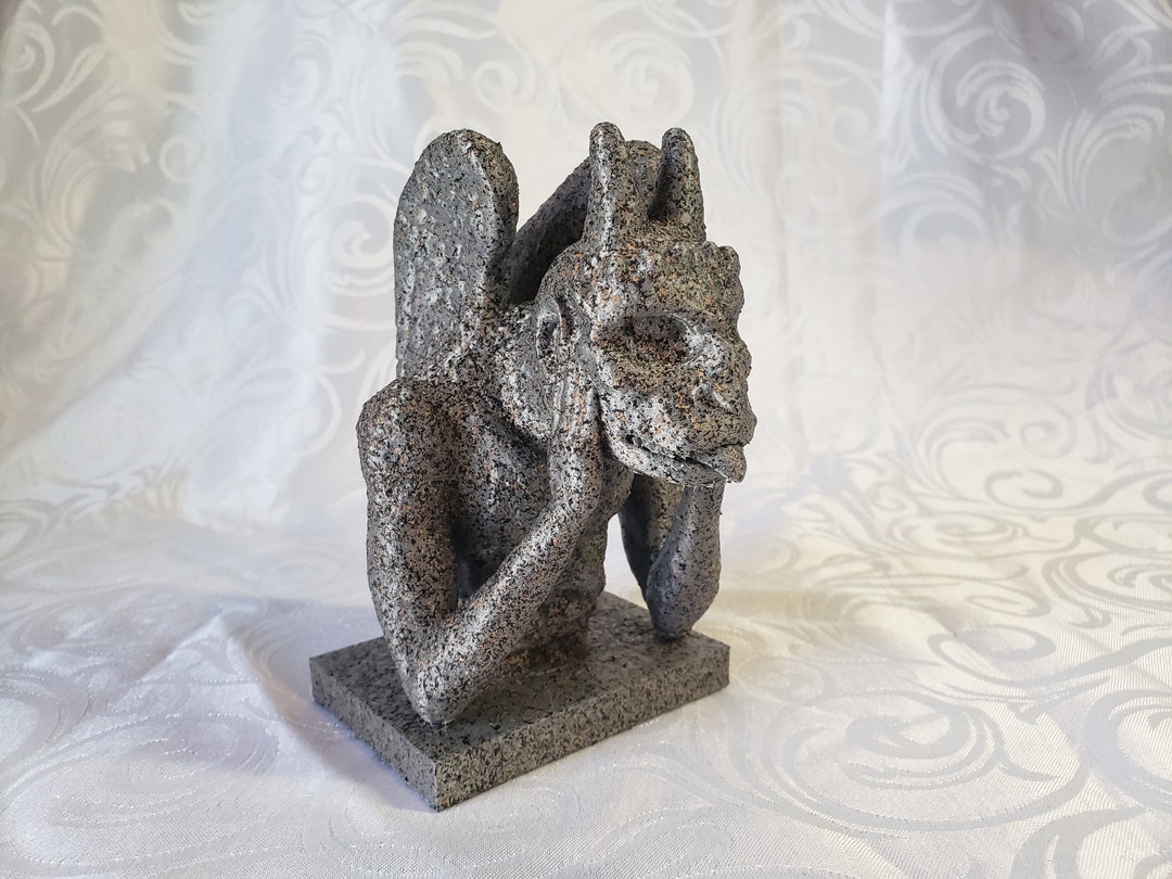 Gargoyle - Thinker Style 1 - Notre-dame-de-paris - Etsy