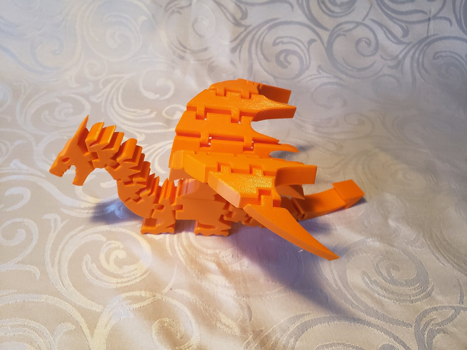 Flexi Dragon Toy 3D Printed | Etsy