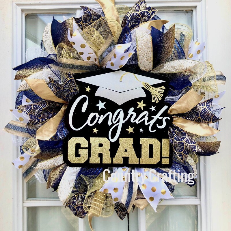 Graduation 2026 Wreath - Etsy