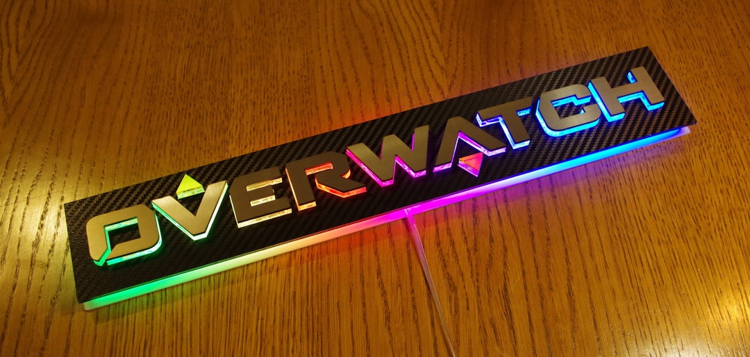 Hero Shooter Multiplayer Video Game Logo acrylic Nightlight - Etsy