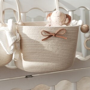 Crib Hanging Basket for Baby, Crib Pocket Organizer, Newborn Organizer ...