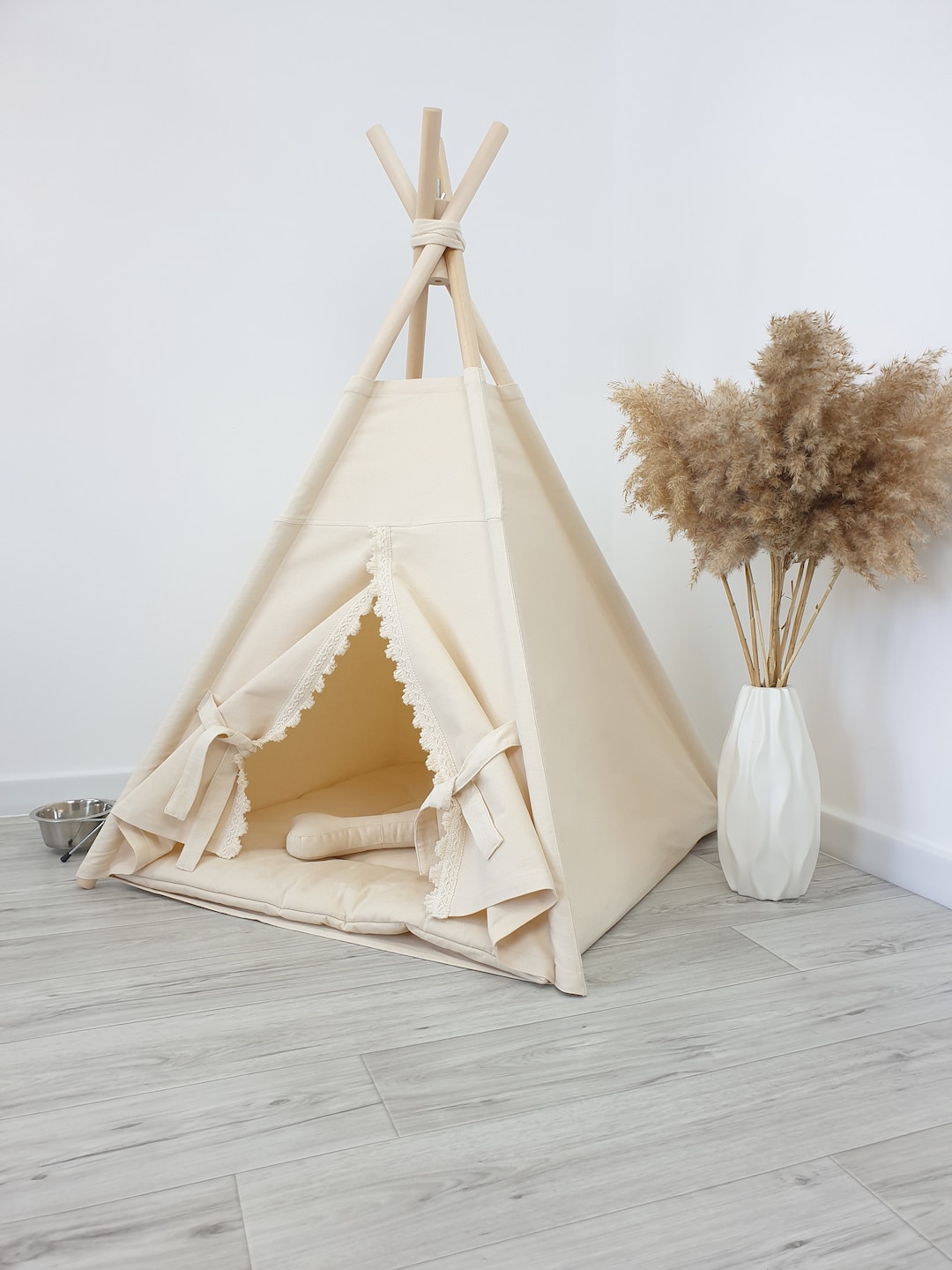 Boho Dog House, Personalized Pet Teepee, Pet Tipi, Dog Teepee, Cat Tipi ...