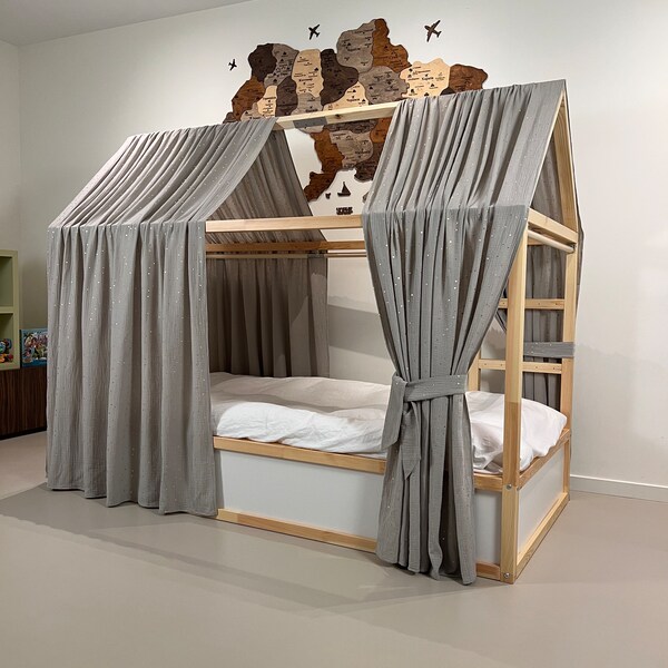Bed Canopy With Stars - Etsy