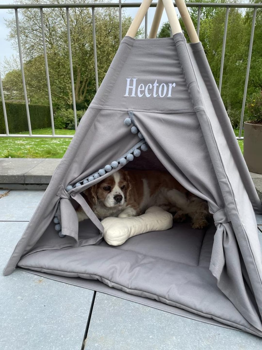 Personalized Pet Teepee, Pet Tipi, Dog Teepee, Boho Dog House, Cat Tipi ...