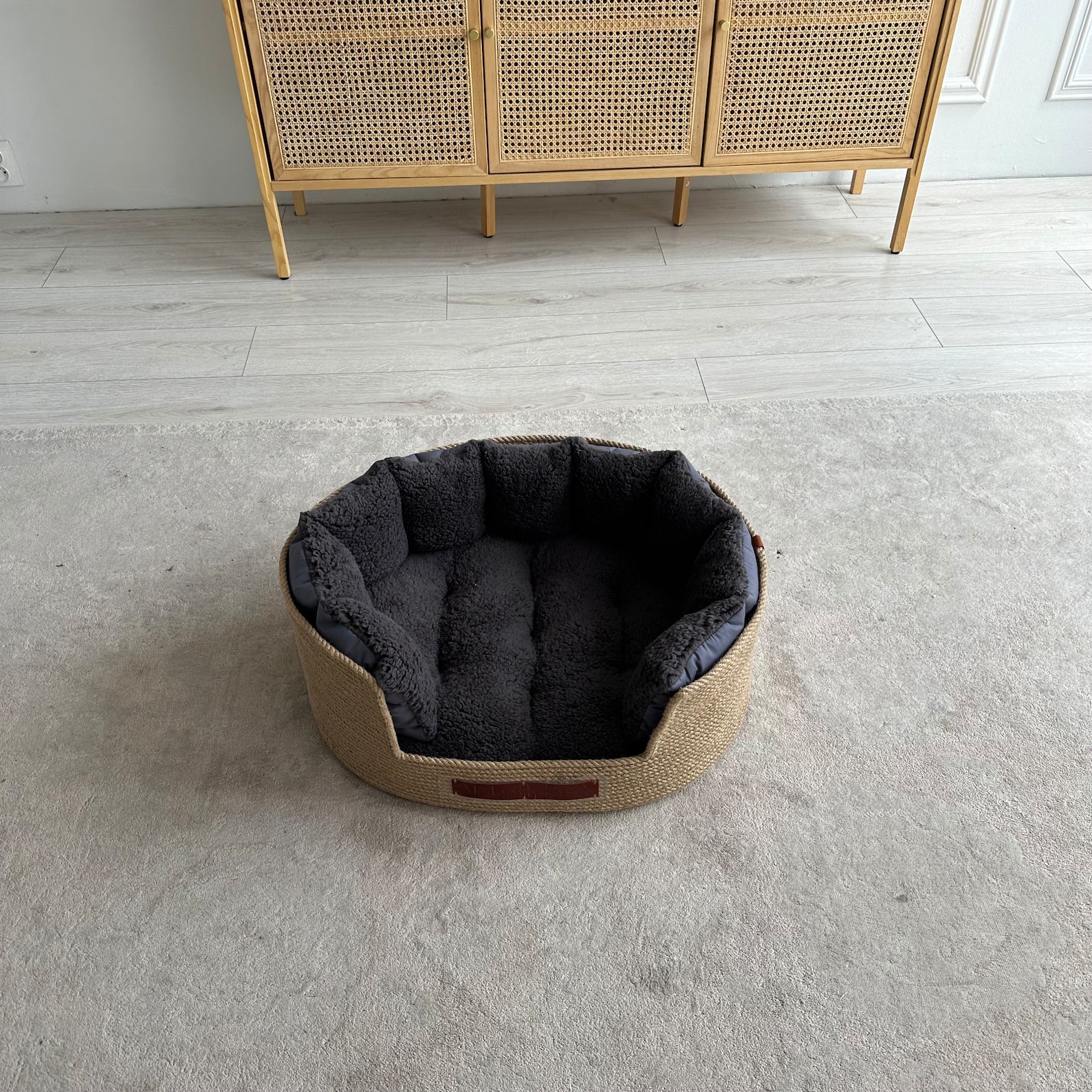 Personalized Dog Bed, Basket Cat Bed, Dog Bed, Pet Bed, Cat Bed, Dog ...