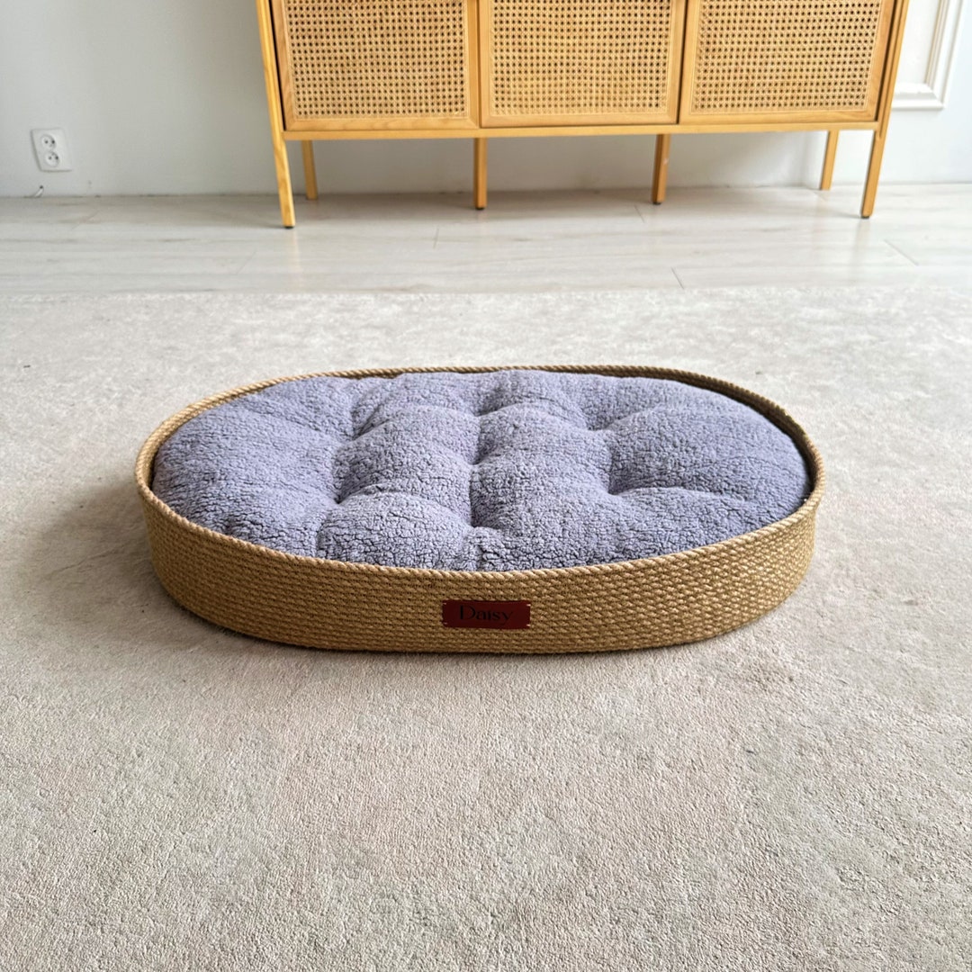 Personalized Dog Bed, Basket Cat Bed, Dog Bed, Pet Bed, Cat Bed, Dog ...