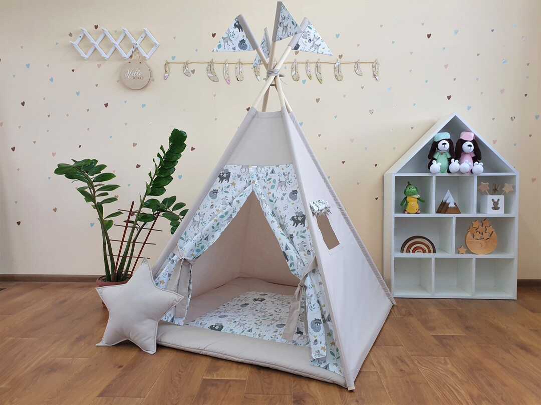 Teepee, Play Tent, Wigwam, Teepee for Kids, Playhouse, Kids Wigwam ...