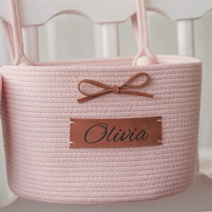 Crib Hanging Basket for Baby, Crib Pocket Organizer, Newborn Organizer ...