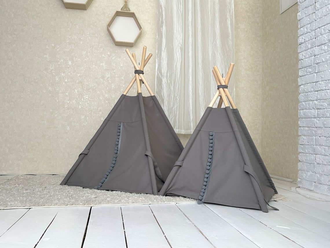 Personalized Pet Teepee, Pet Tipi, Dog Teepee, Boho Dog House, Cat Tipi ...
