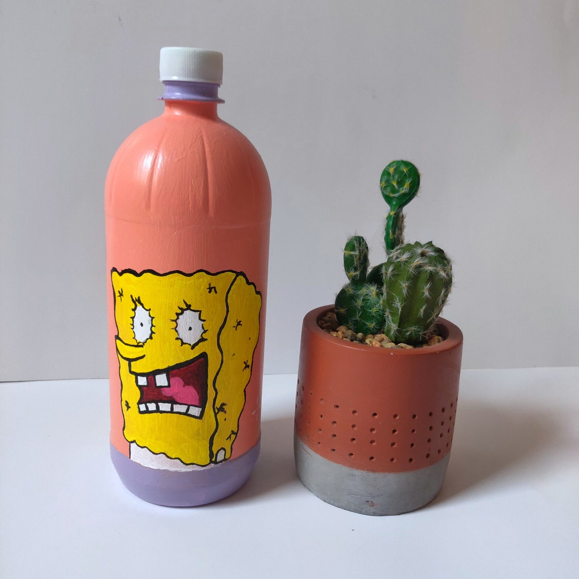 I Need Water Spongebob Bottle | Etsy