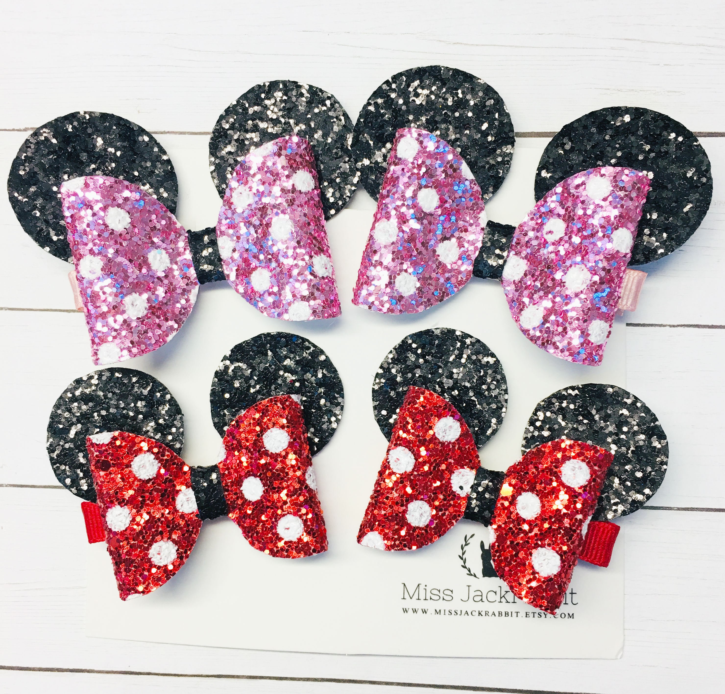 Mickey Mouse Hair Bows