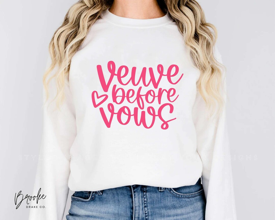 Veuve Before Vows SVG: Bachelorette Party Champagne Quote (digital ...