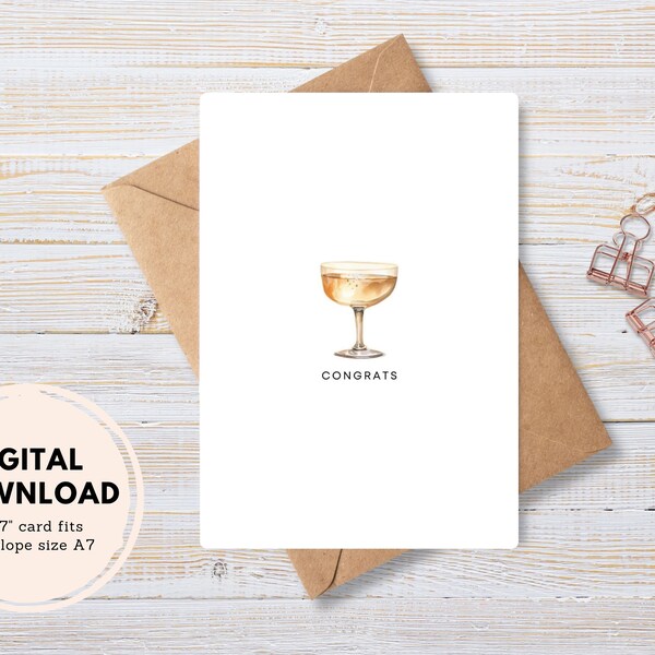 Toast to You Congratulations - Etsy