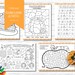 Kids Thanksgiving Coloring Activity Bundle (digital Download) - Etsy