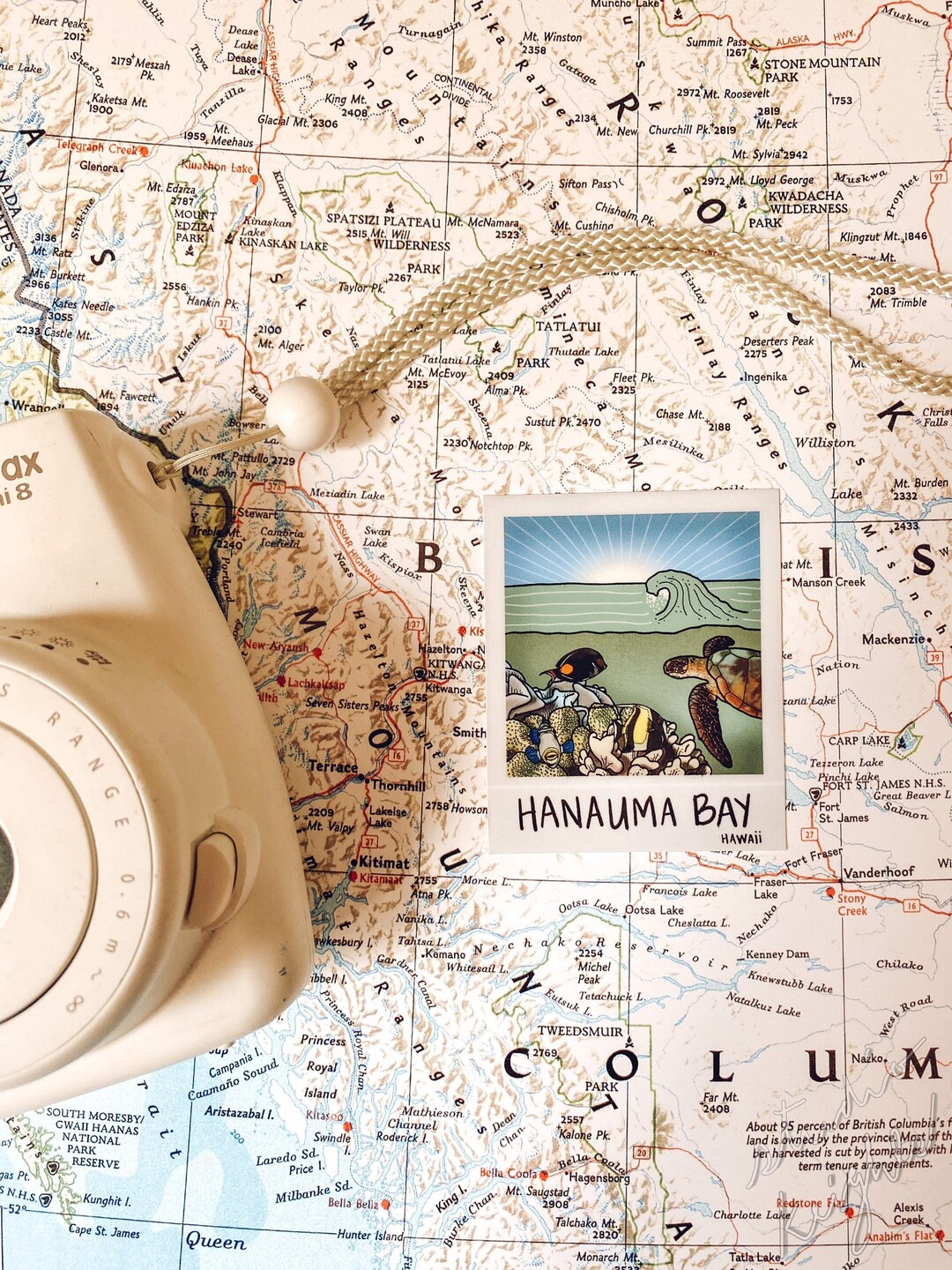 Hanauma Bay O'ahu Hawai'i Photograph Sticker | Location Sticker | Hawai ...