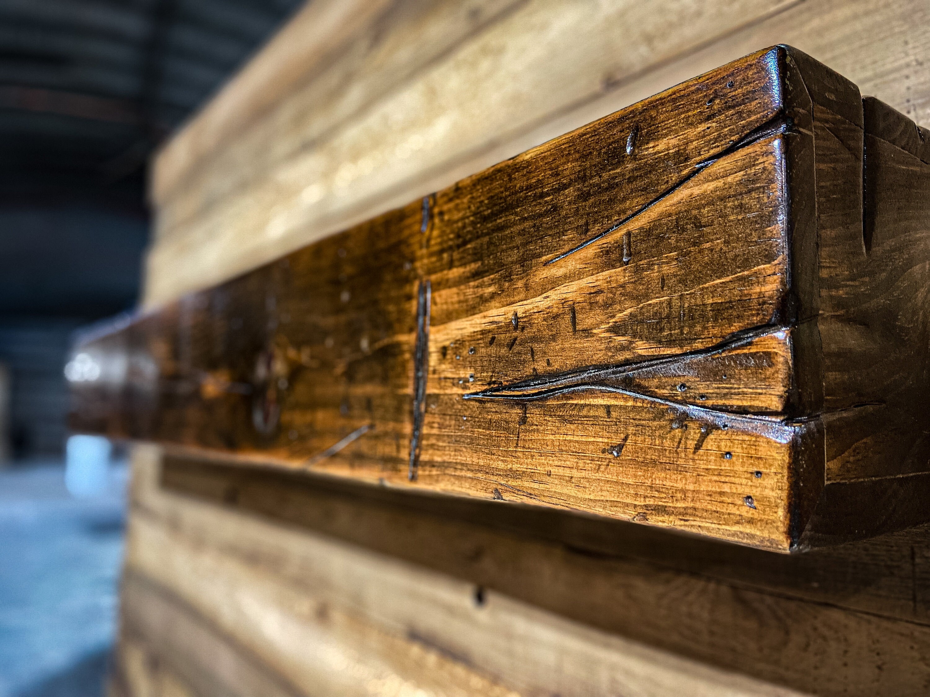 Fireplace Mantel CUSTOM SIZES & COLORS Modern Farmhouse Decor Rustic ...