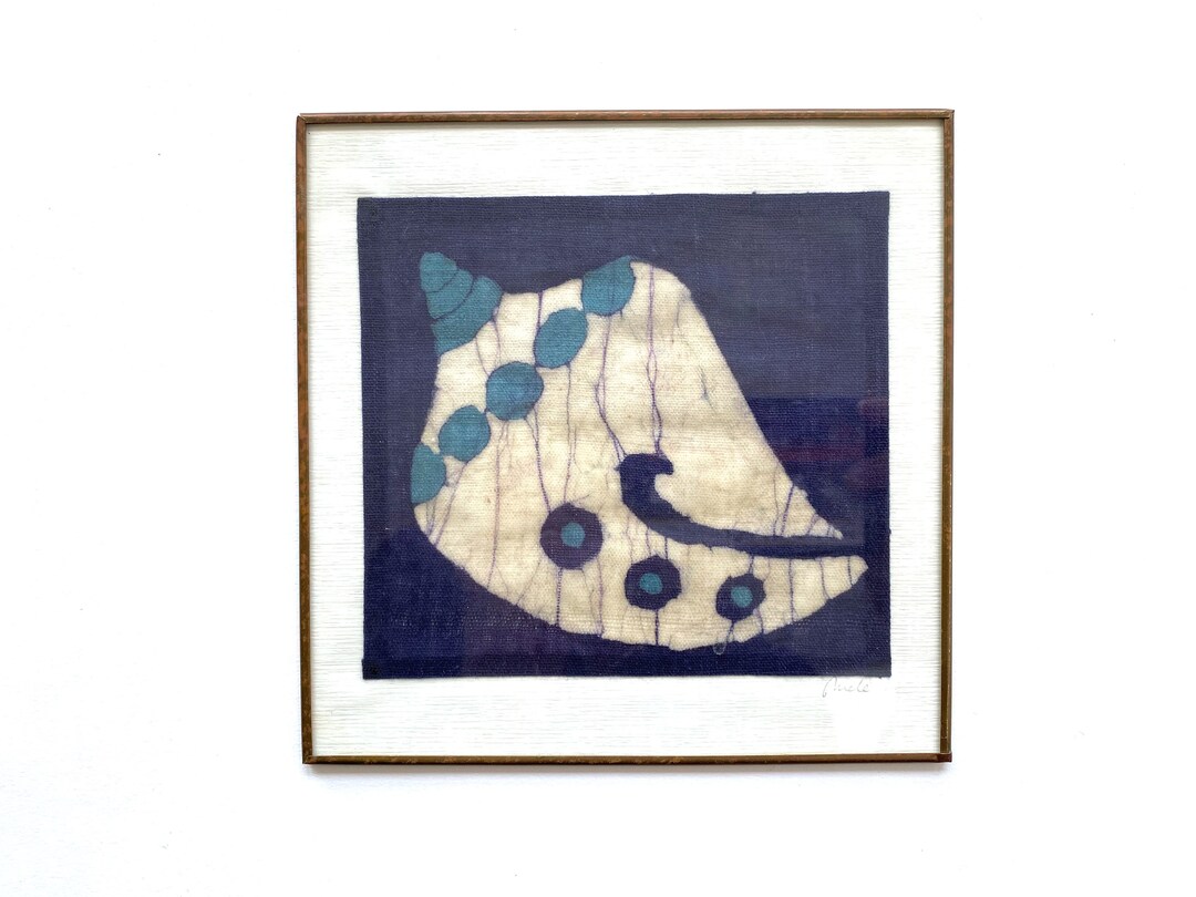 Pre-hispanic Conch Shell Art Mayan Conch Textile Art Mexican Folk Art ...