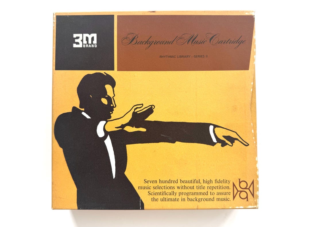Vintage 3M Background Music Cartridge Rhythmic Library Series 2 for ...
