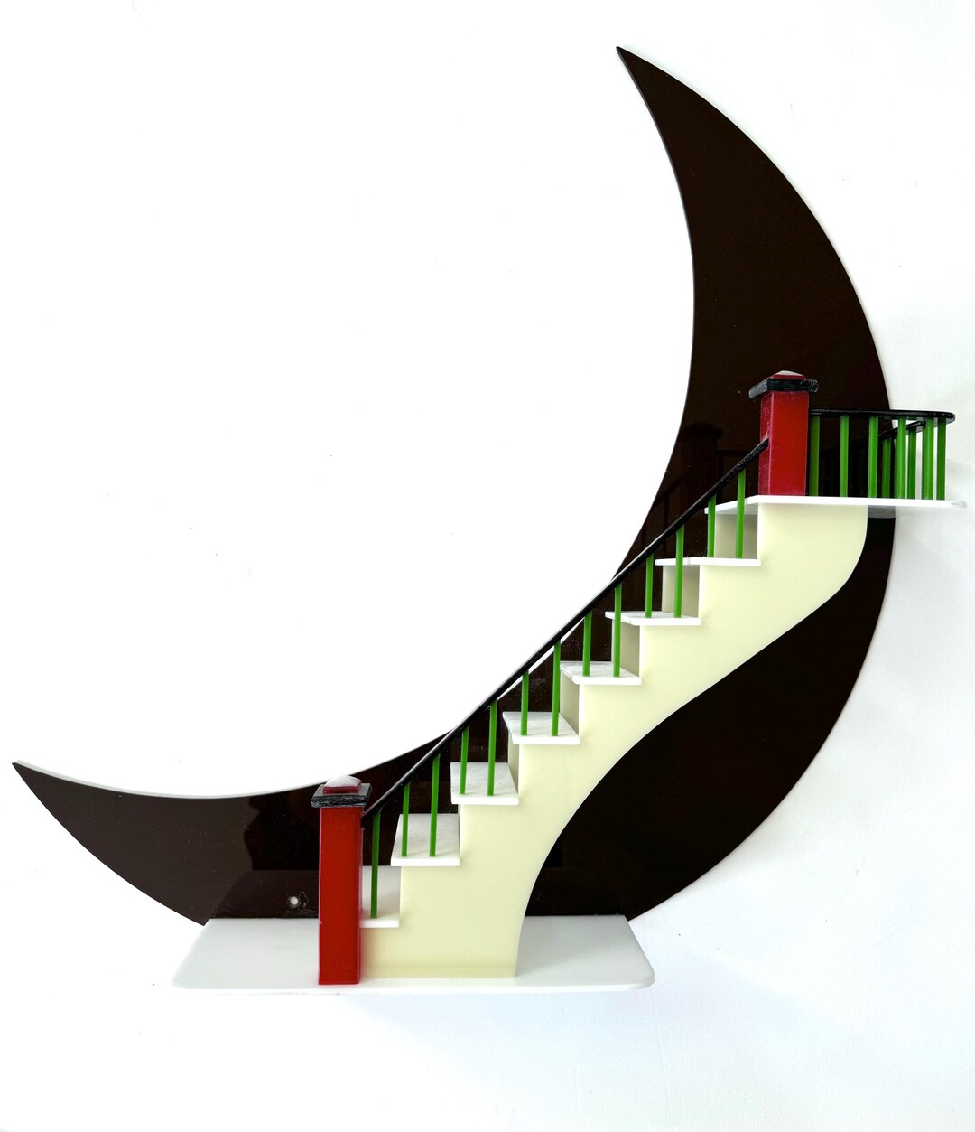 Vintage Moon Nursery Decor Stairs to the Moon Wall Hanging Goodnight ...