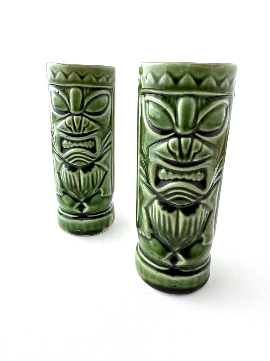 Vintage Ceramic Tiki Mugs Made in Japan Orchids of Hawaii Home Tiki Bar ...