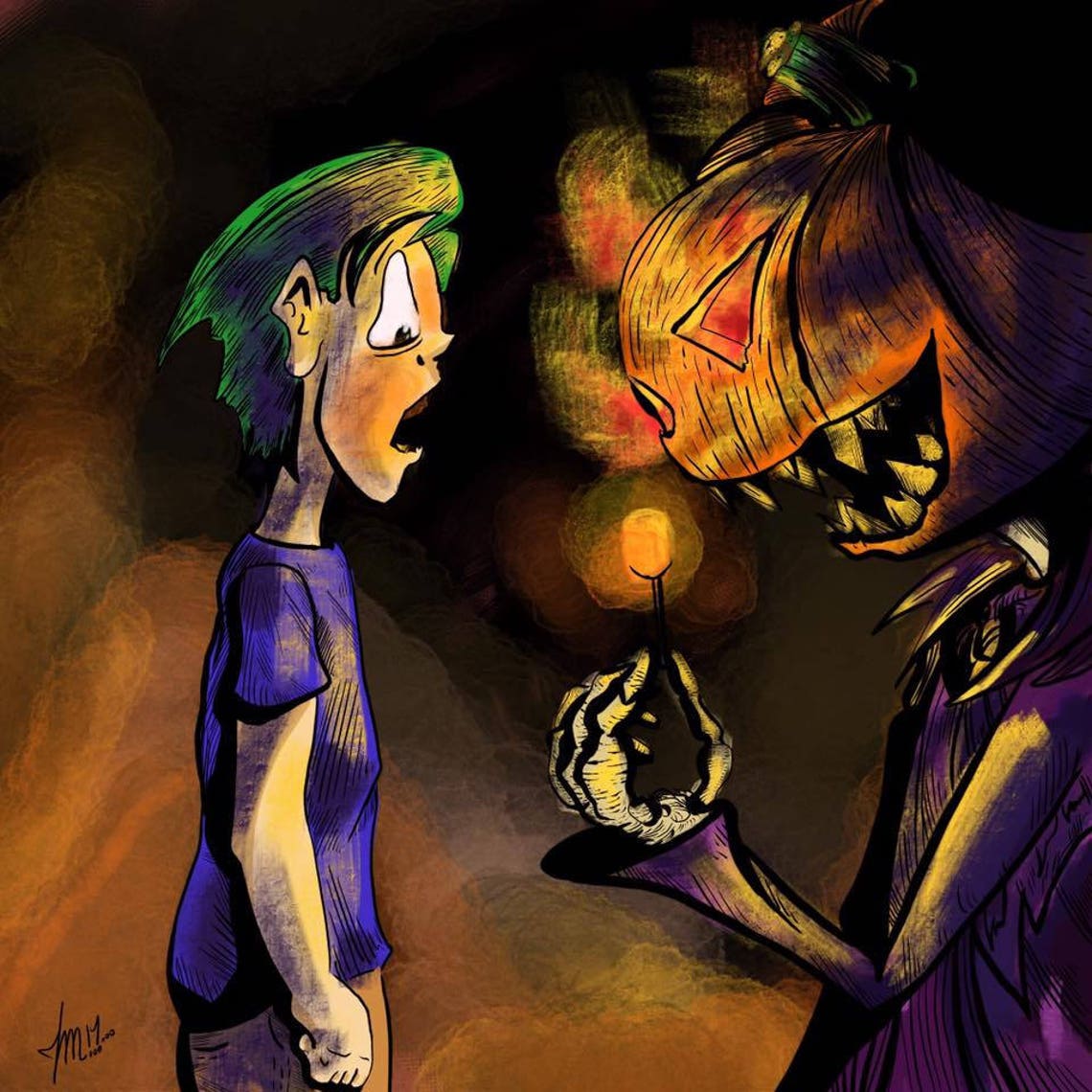 Printed Illustration the Candy Man - Etsy