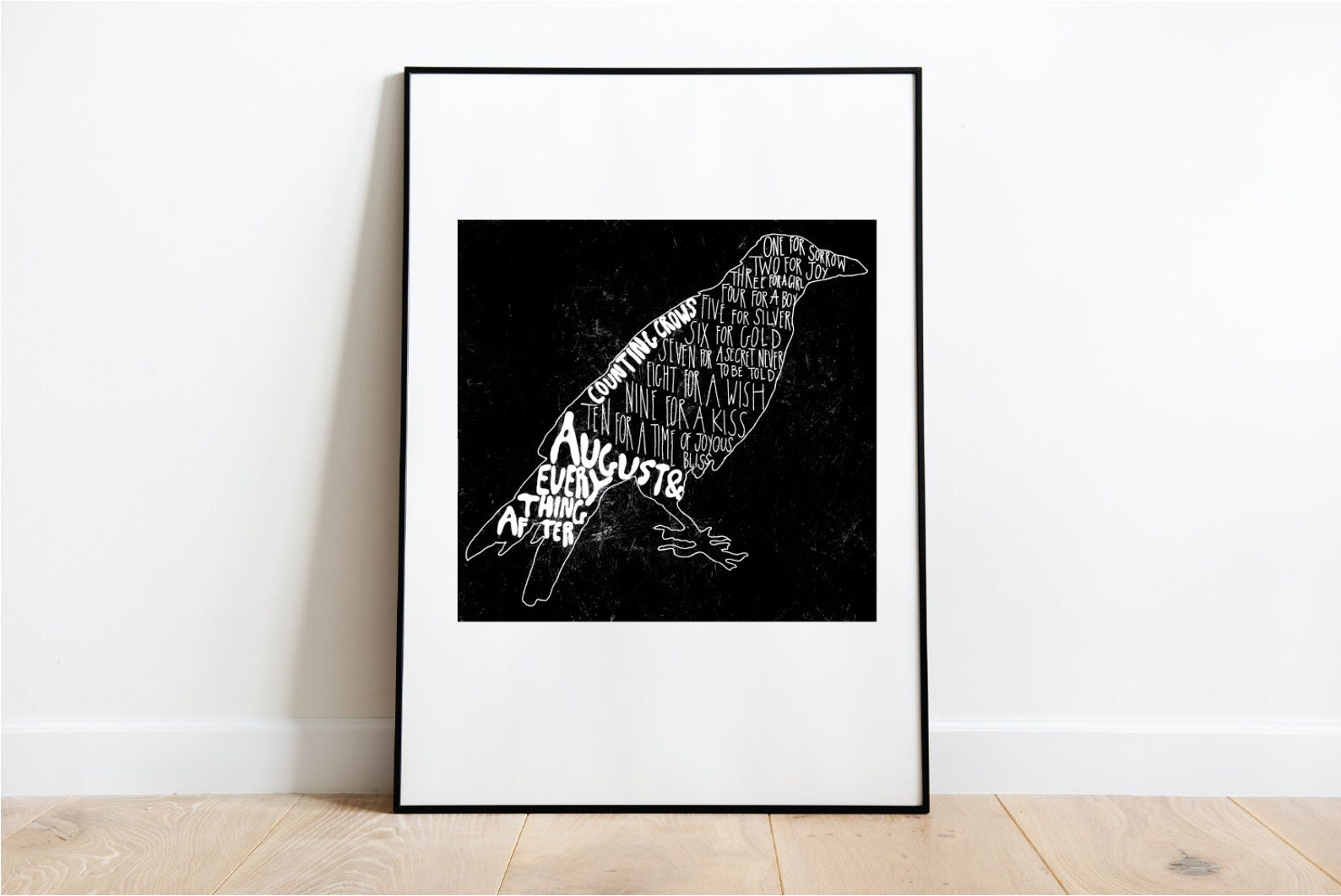 Original Art Print From Counting Crows Album August and Everything ...