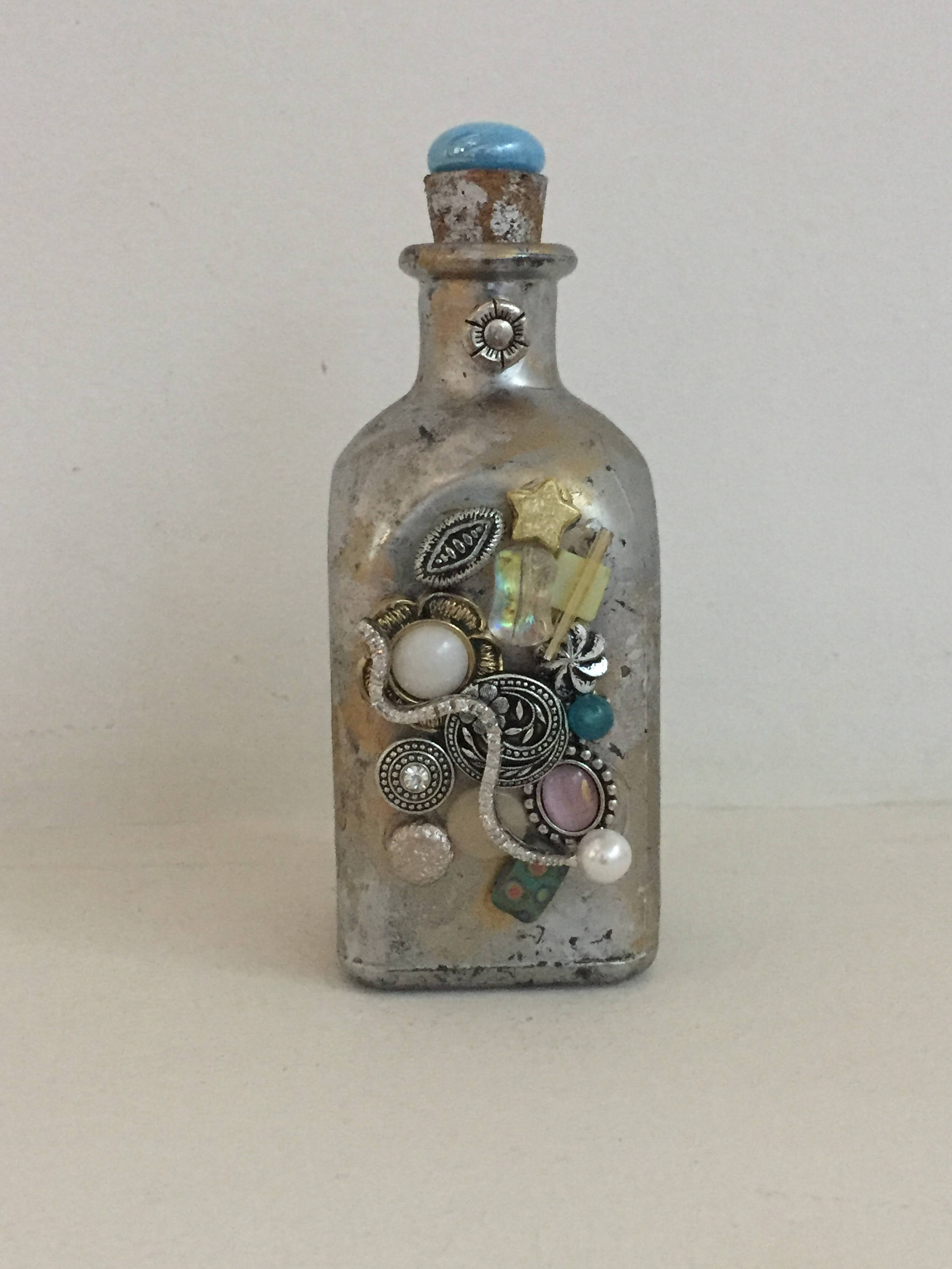 Mixed Media Mosaic Mini Vase 1 - Etsy